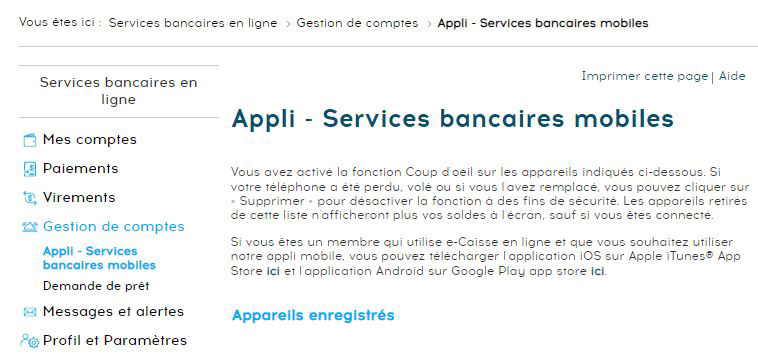 Changements au système bancaire en ligne | Caisse Financial Group