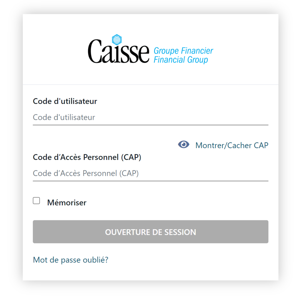 La vérification en2 étapes (V2É) | Caisse Financial Group